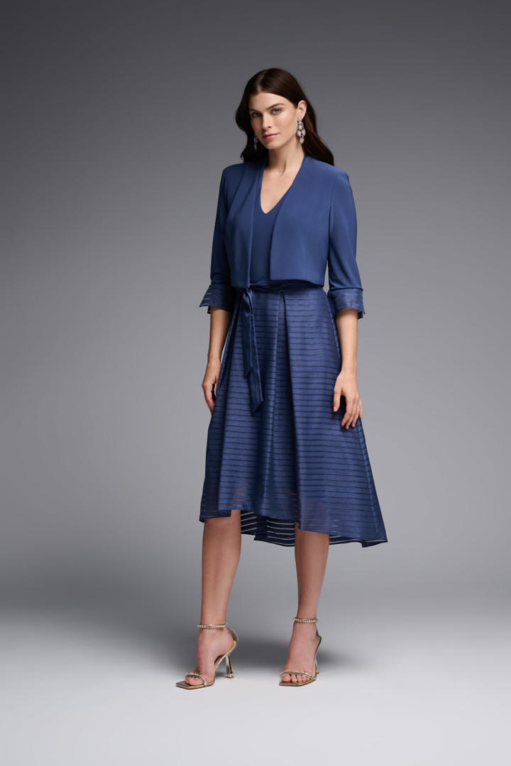 Ensemble bleu marine mi-long | Cario Mode